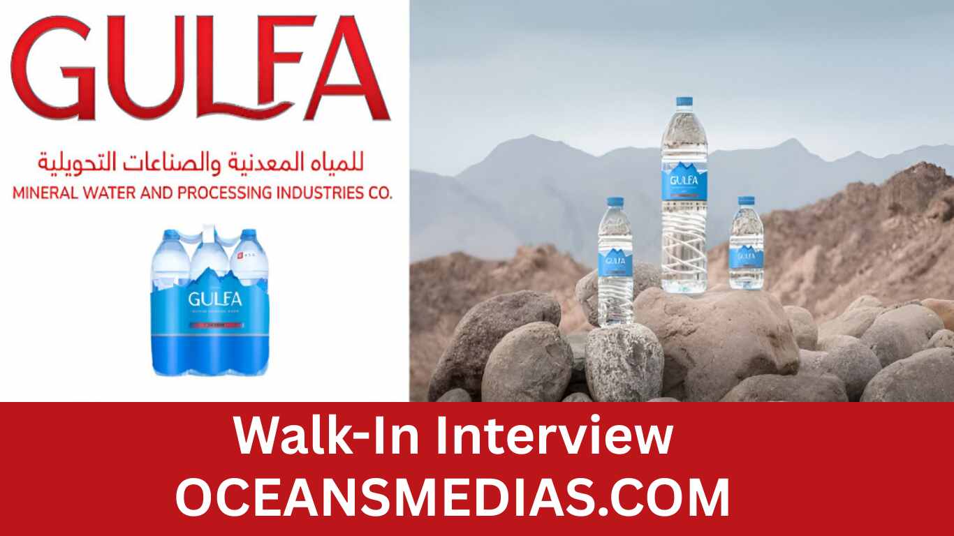 Gulfawater career : latest Walk-In Interview update is here , check now ...