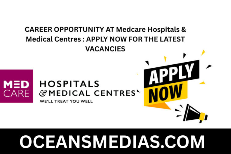 Medcare Hospitals & Medical Centres CAREER: APPLY NOW FOR THE LATEST ...